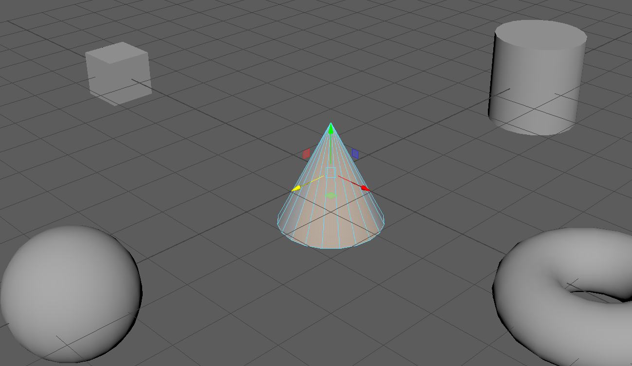 MAYA Isolate Select（選択項目の分離） 選択したオブジェクトだけ表示 - ぽめらーにんぐ